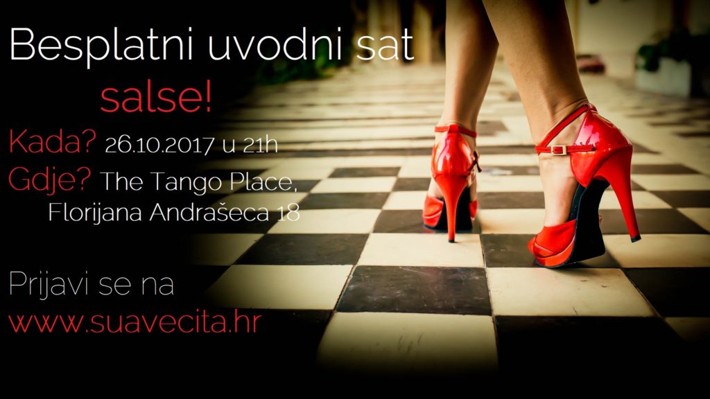 Besplatni uvodni sat salse u paru – Suavecita.hr